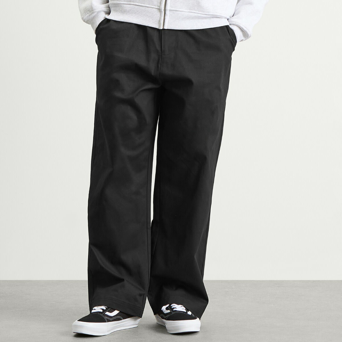 Butter Goods Men's Wide Leg Pants in Black Butter Goods