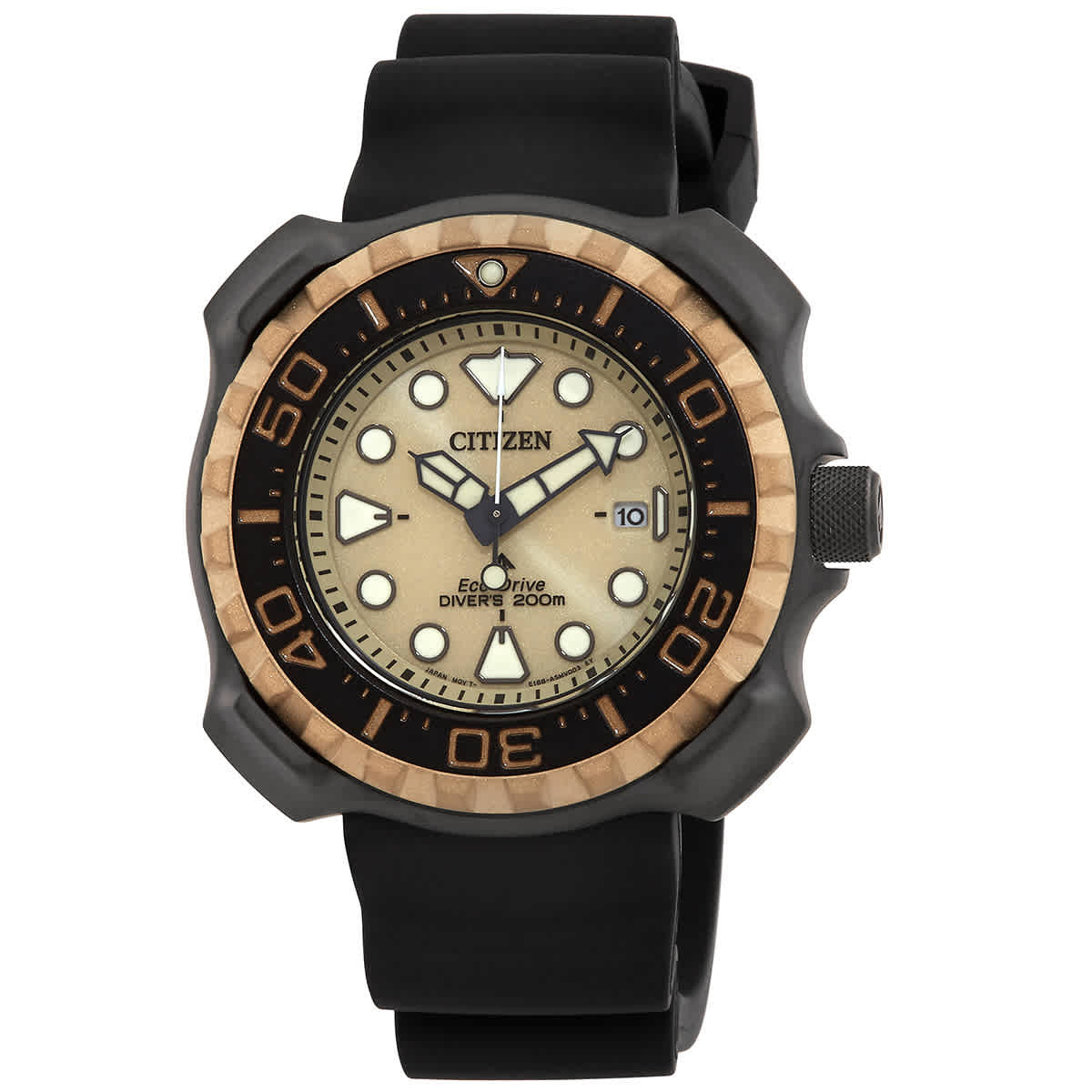 Citizen Eco-Drive Promaster Marine Gold Dial Mens Watch BN0226-10P Citizen