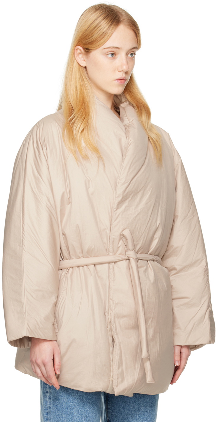 AMOMENTO Beige Wrap Jacket AMOMENTO