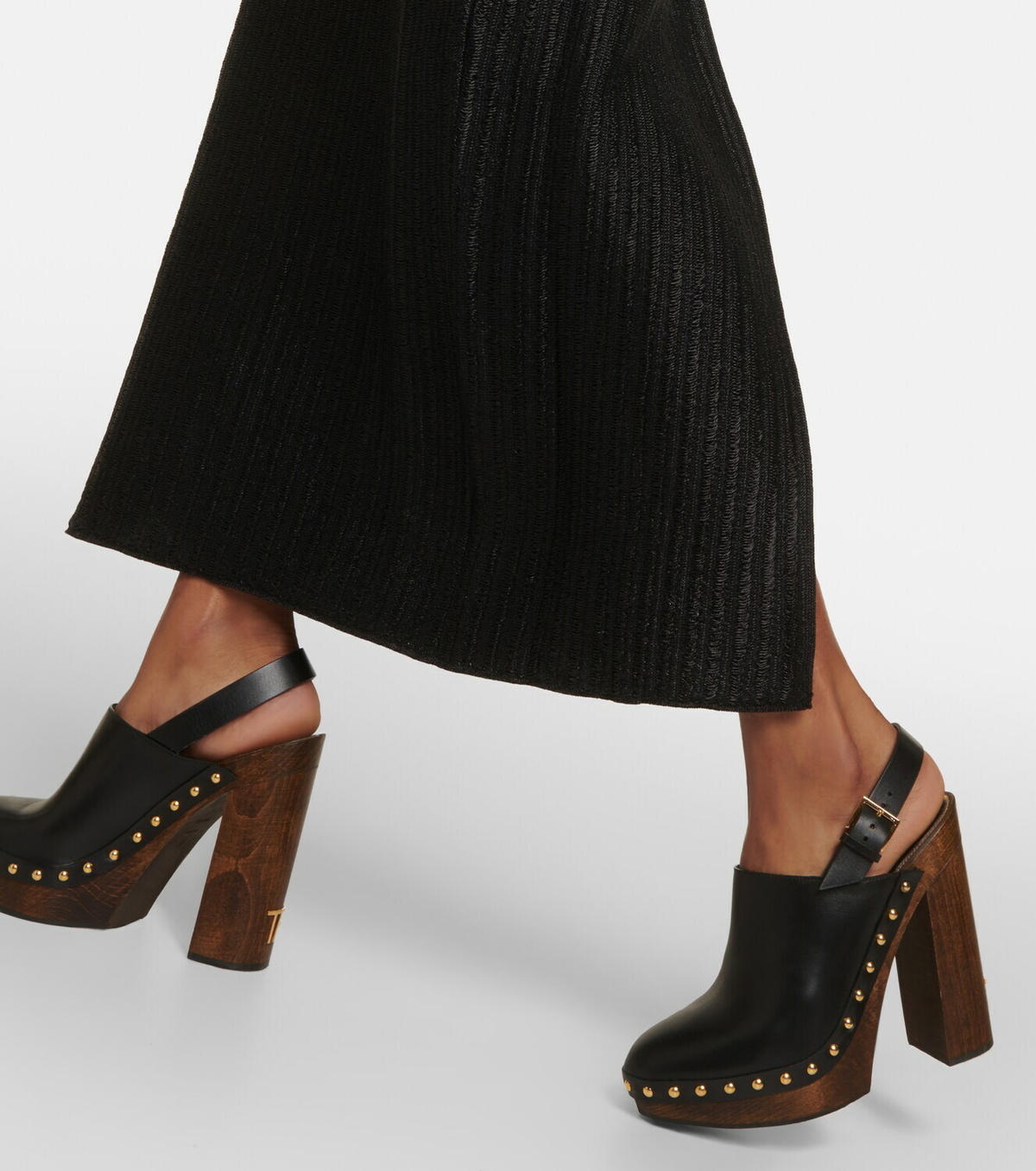 Tom Ford TF 135 leather clogs TOM FORD