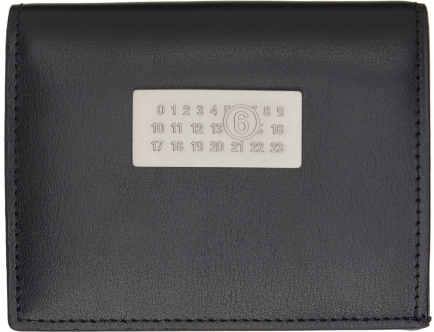 MM6 Maison Margiela Black Numeric Wallet MM6 Maison Margiela