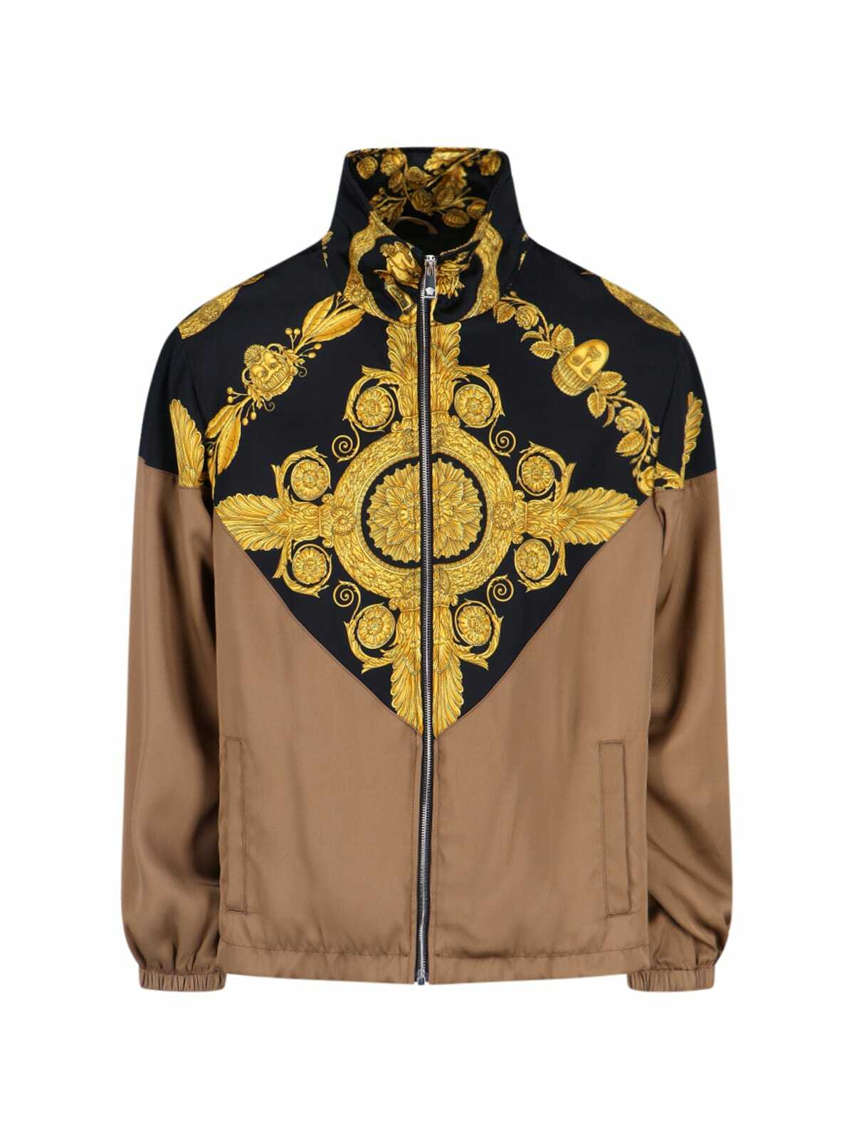 Versace Baroque Pattern Zip-up Track Jacket Versace