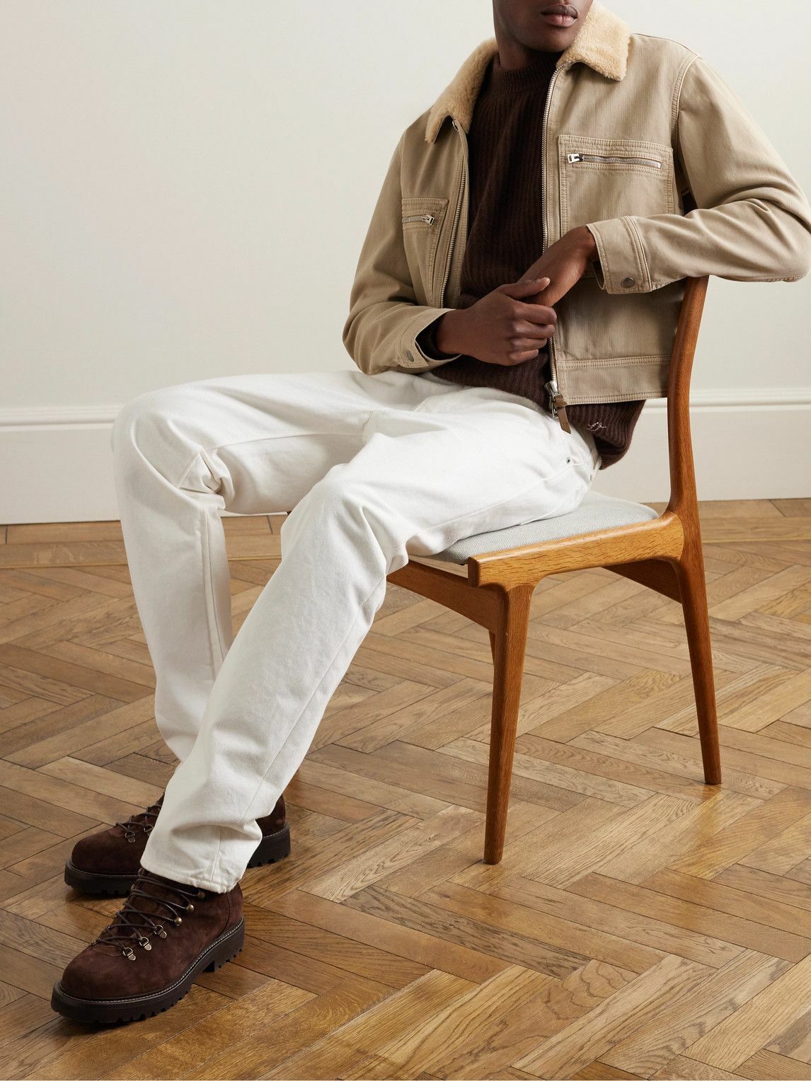 Brunello Cucinelli - Pedula City Suede Boots - Brown Brunello Cucinelli