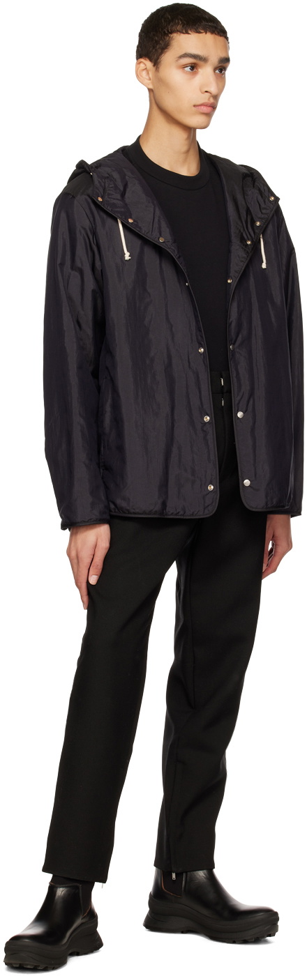 Jil Sander Navy Drawstring Jacket Jil Sander