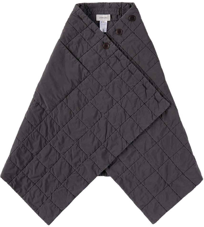 LEMAIRE Gray Wadded Blanket Lemaire