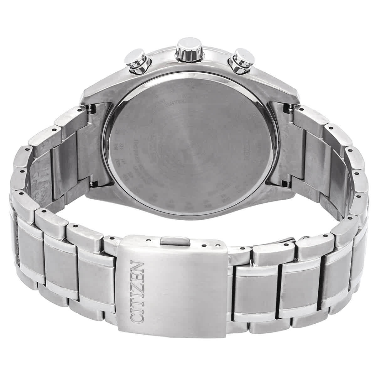Citizen Radiocontrolado Perpetual Chronograph Quartz Green Dial Mens ...
