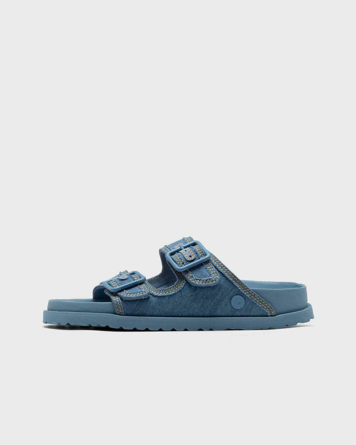 Birkenstock 1774 Arizona Stone Washed Denim 1774 Blue Sandals & Slides ...