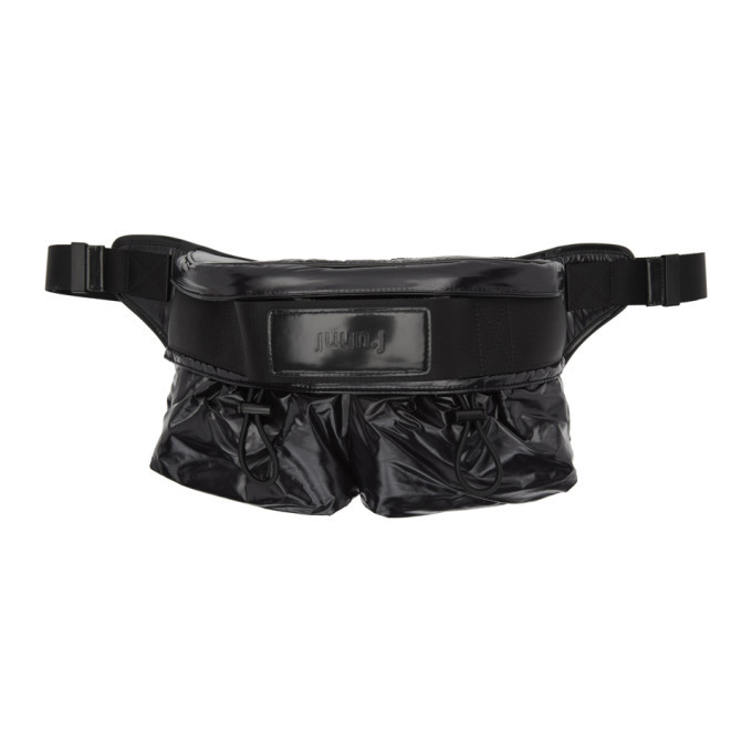 Juun.J Black Shiny Belt Bag Juun.J