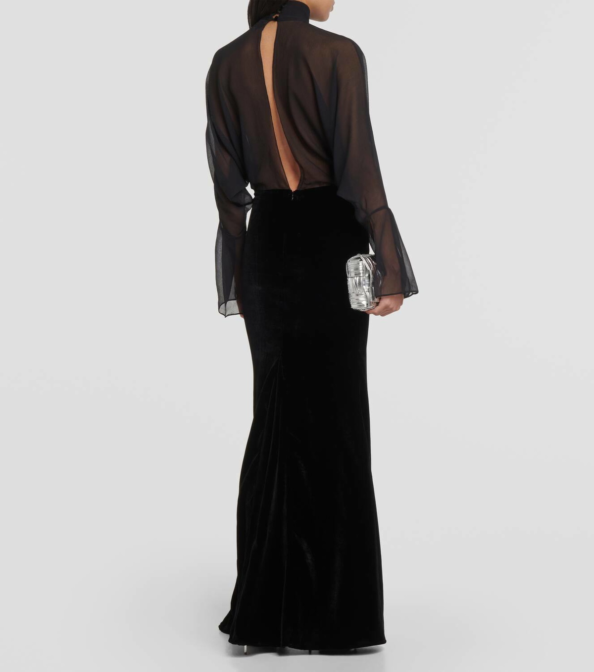 Taller Marmo Shangai silk gown Taller Marmo