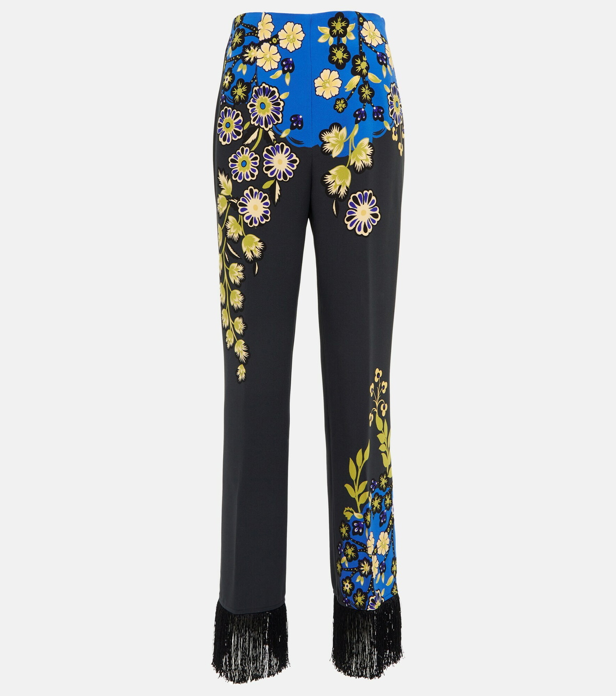 Etro - Floral fringe-trimmed pants Etro
