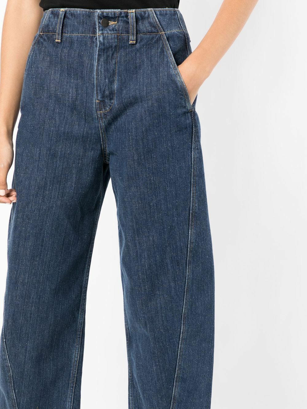 STUDIO NICHOLSON - Round Les Denim Jeans Studio Nicholson