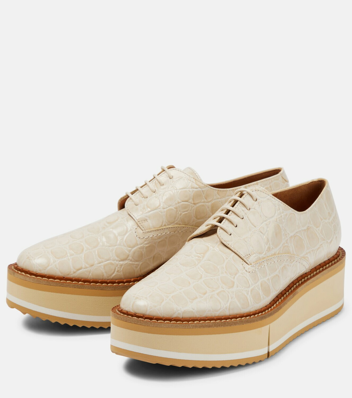 Clergerie - Brook leather platforms Clergerie