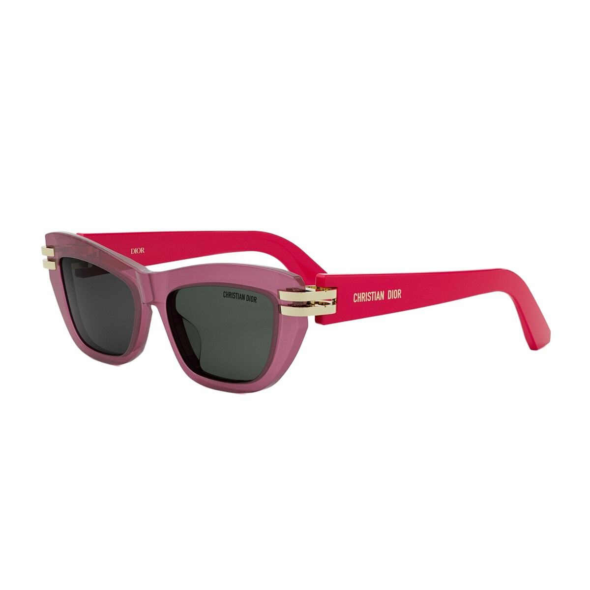 Dior Eyewear Cdior B2u 73a0 Rosa Trasparente Lucido Sunglasses Dior