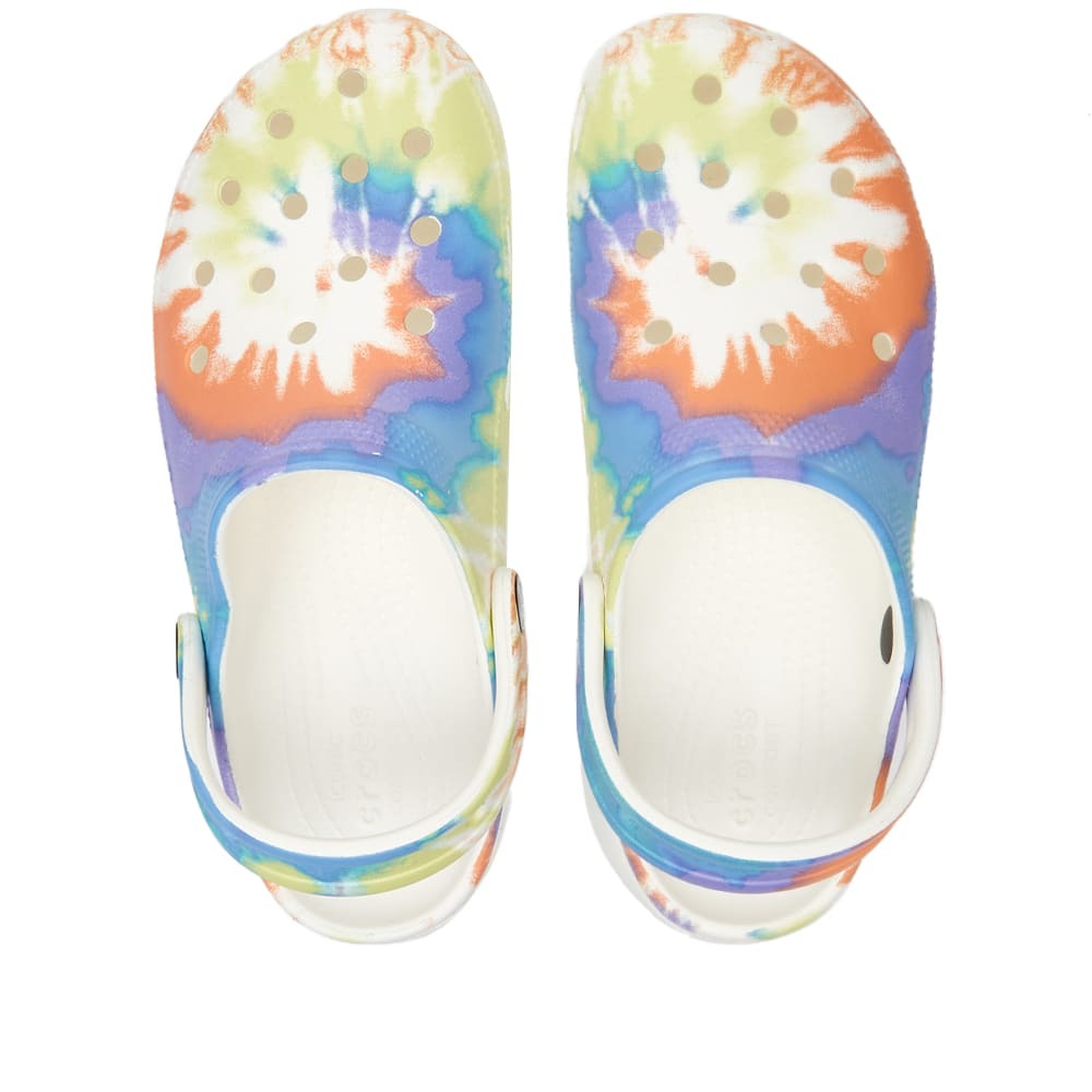 Crocs Women's Classic Platform Tie Dye in Oxygen/Multi Crocs