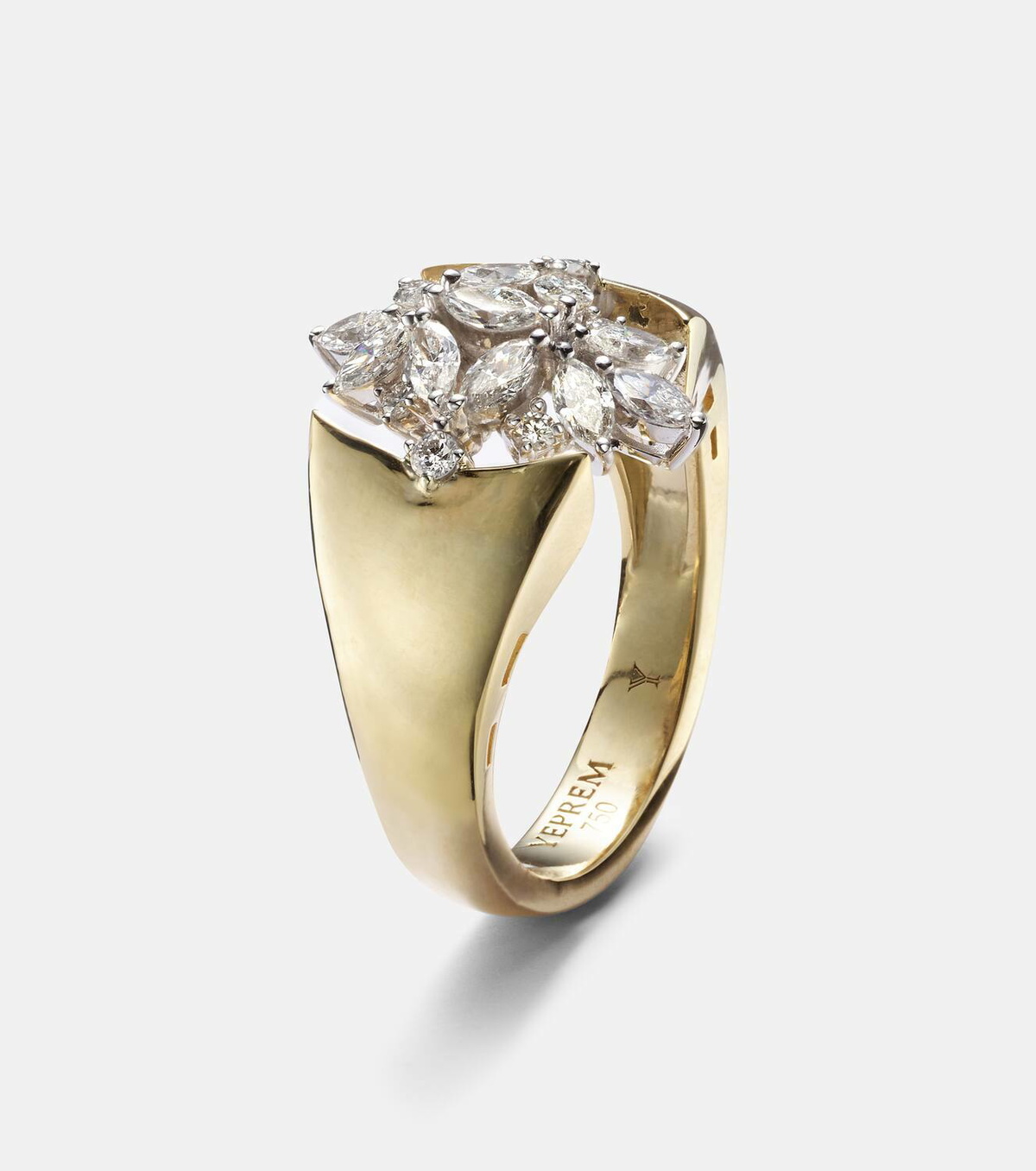 Yeprem Golden Strada 18kt gold ring with diamonds Yeprem