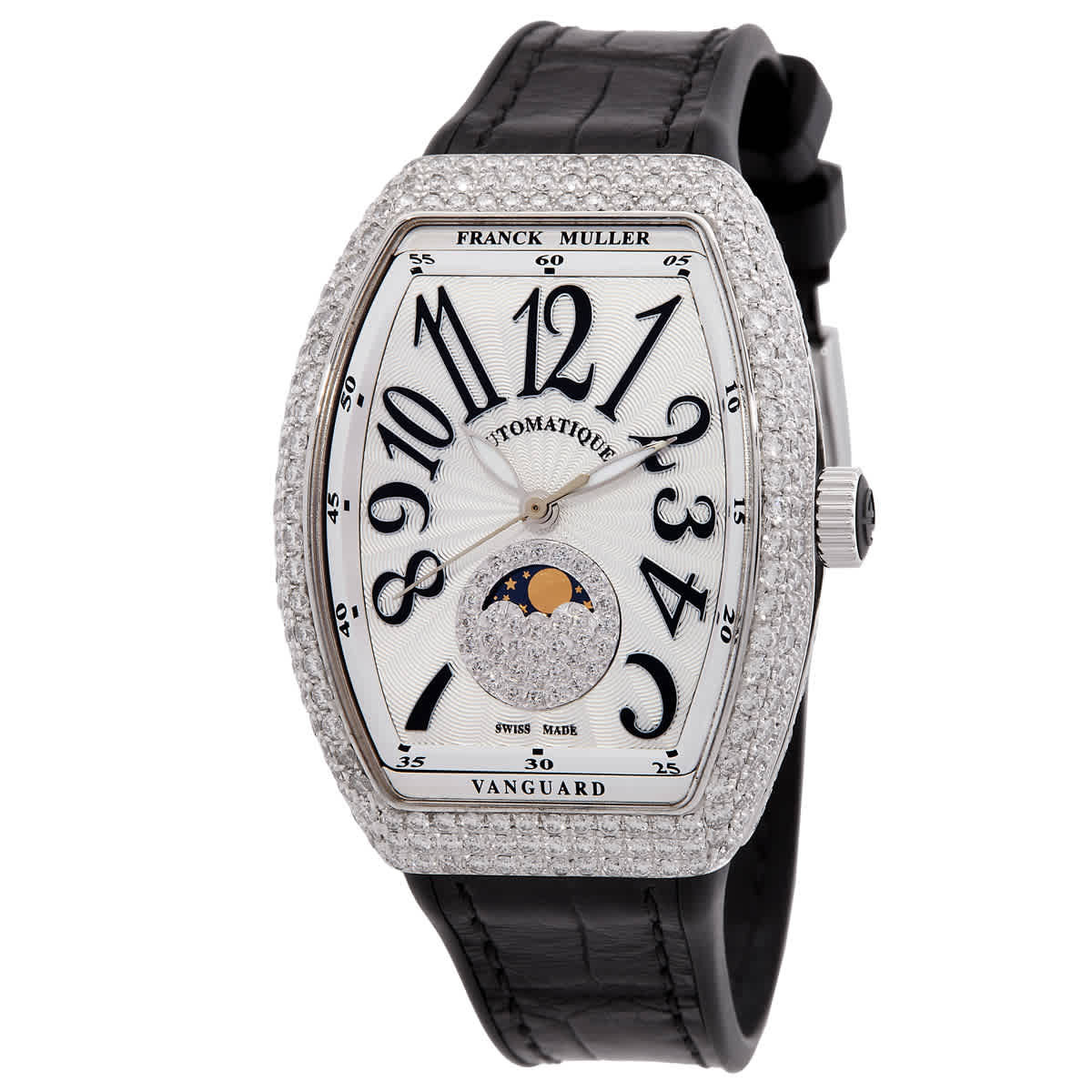Franck Muller Vanguard Lady Automatic Diamond White Dial Watch V 32 SC ...
