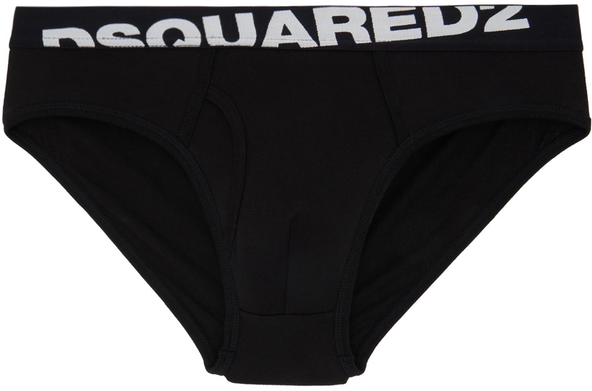 Dsquared2 Two-Pack Black Briefs Dsquared2