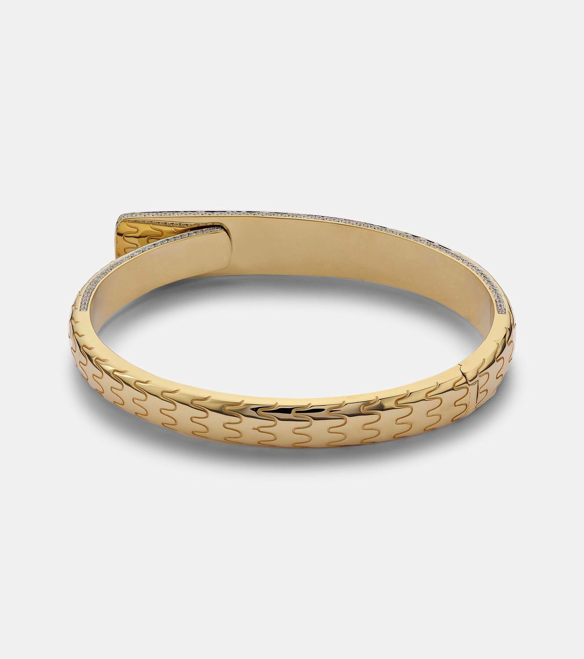 Rainbow K Prestige 18kt gold bangle with diamonds Rainbow K