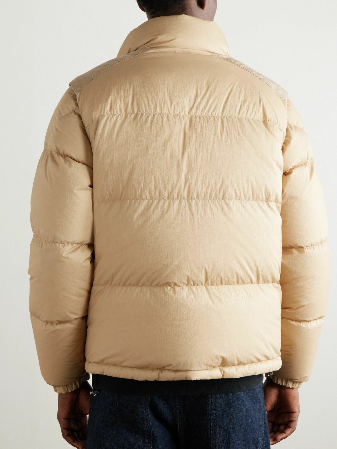 Moncler - Reversible Convertible Canvas-Trimmed Quilted Shell Down ...