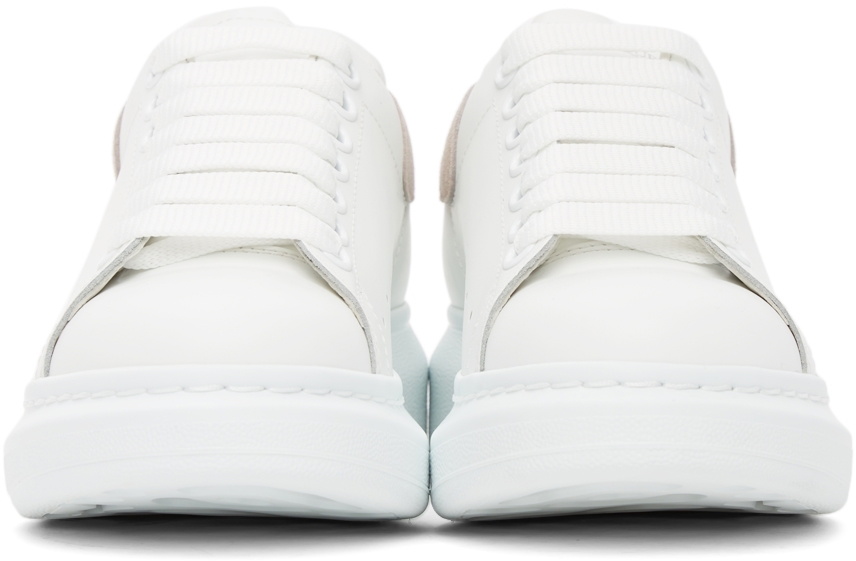 Alexander McQueen White & Pink Oversized Sneakers Alexander McQueen