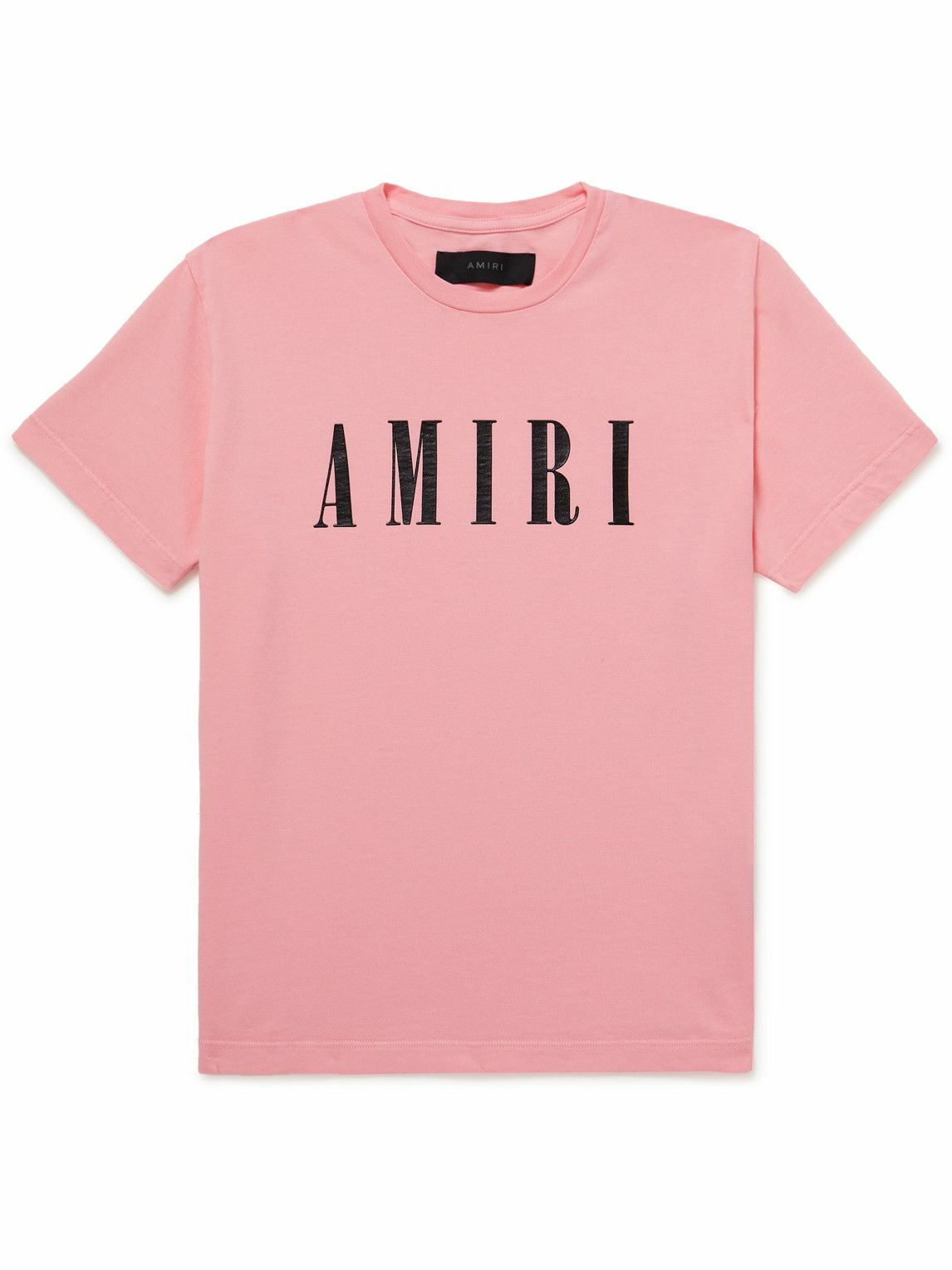 AMIRI KIDS - Logo-Print Cotton-Jersey T-Shirt - Pink Amiri