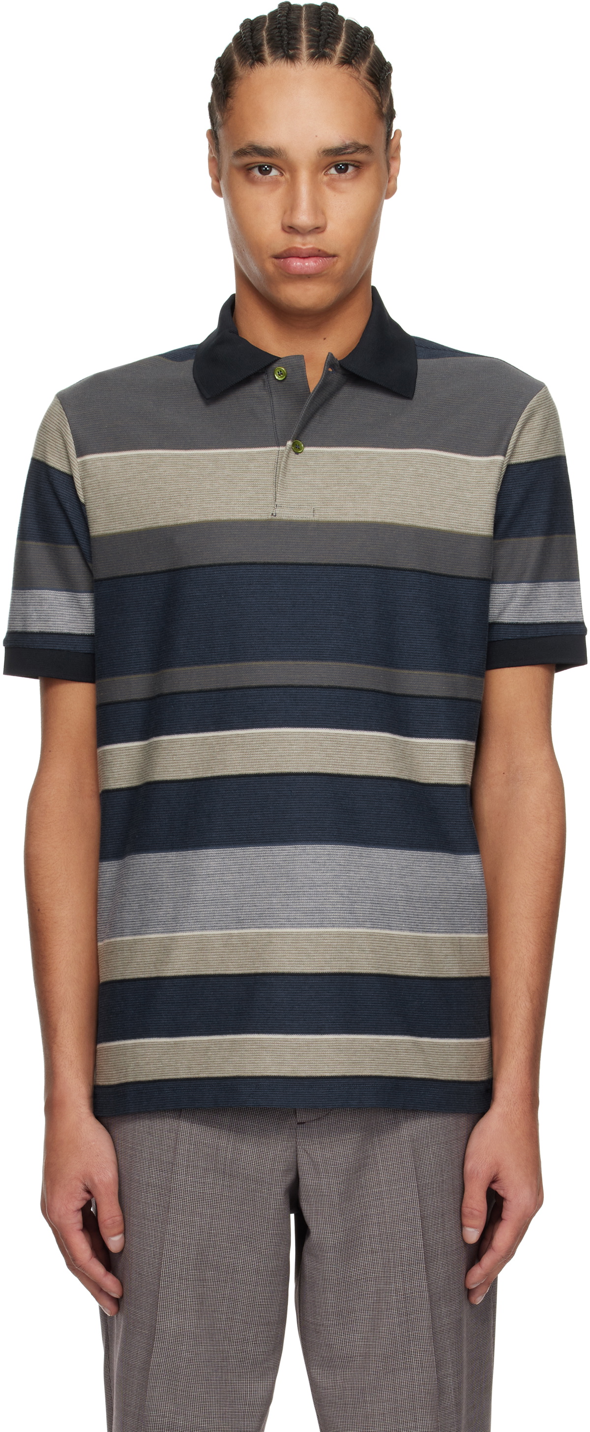 Paul Smith Multicolor Cotton Stripe Polo Paul Smith