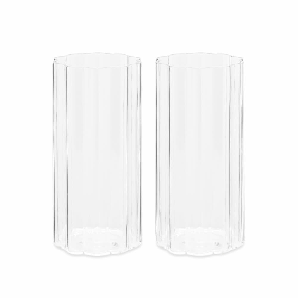 Fazeek Wave Highball - Set of 2 in Clear Fazeek