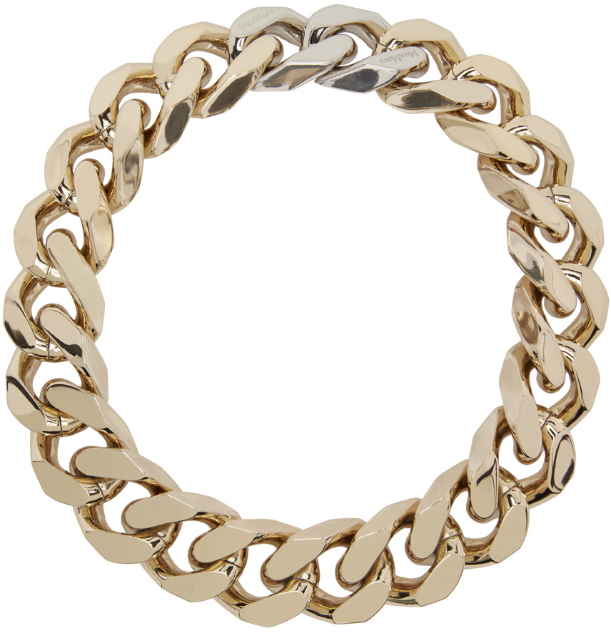 Max Mara Gold Taverna Necklace Max Mara