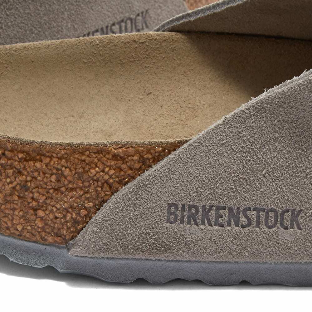 Birkenstock Men's Kyoto in Stone Coin Suede/Nubuck Birkenstock