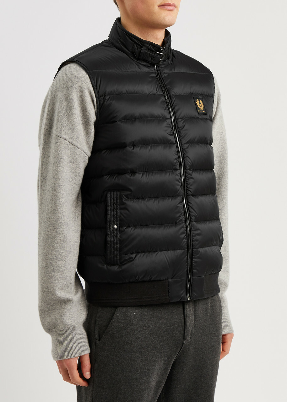 Belstaff Circuit Quilted Shell Gilet Black Belstaff