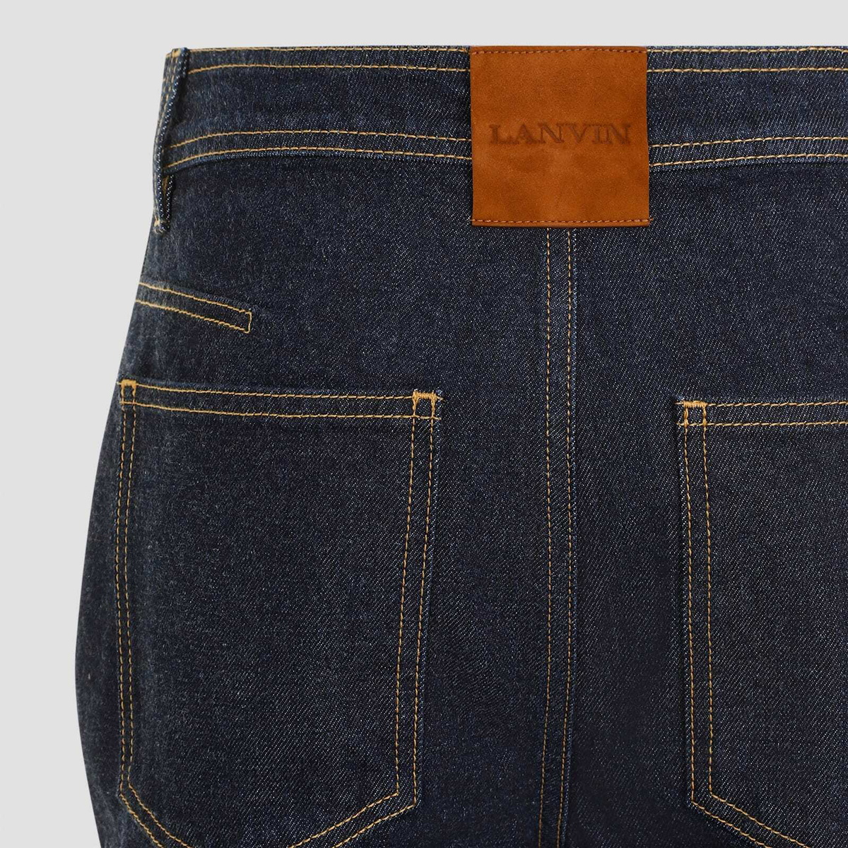 Lanvin Wide Leg Denim Jeans Lanvin