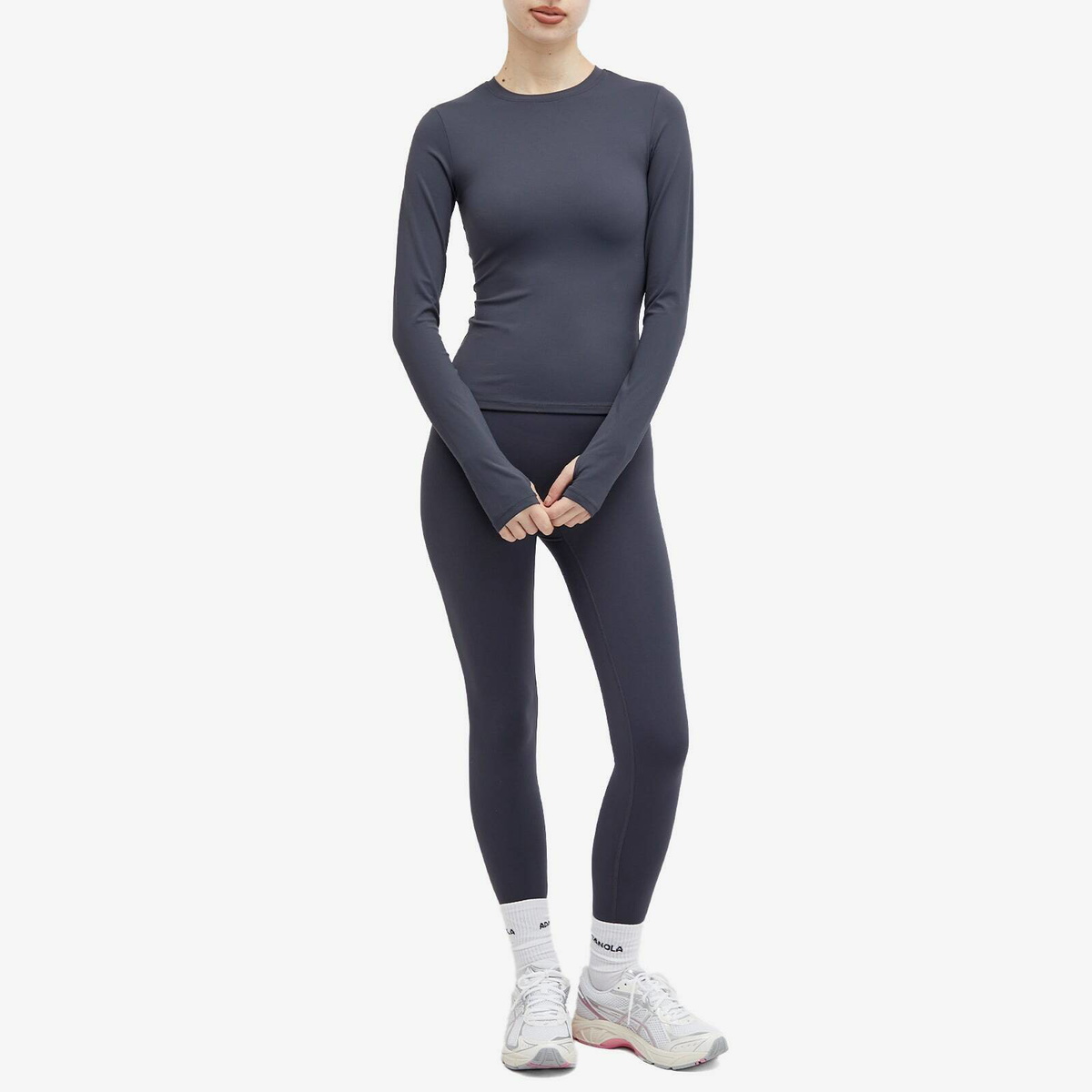 Adanola Women's Ultimate Long Sleeve Top in Midnight Blue Adanola