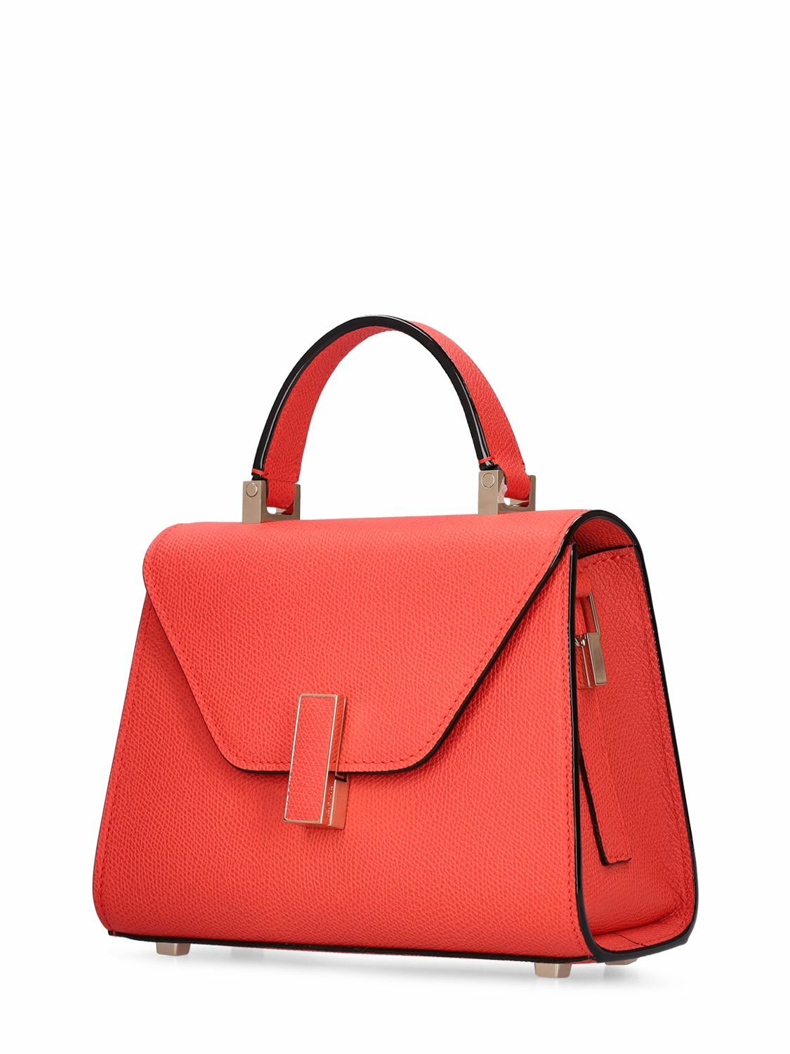 VALEXTRA - Micro Iside Leather Top Handle Bag Valextra