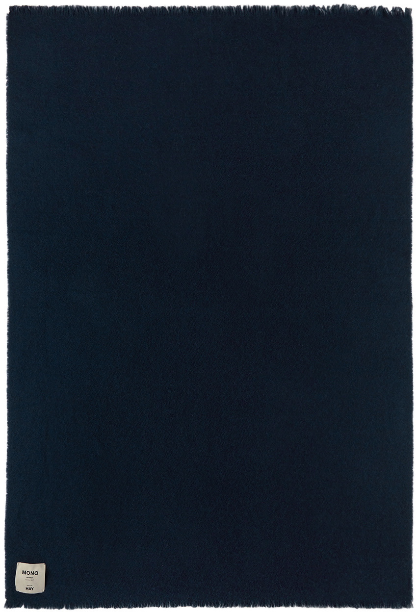 HAY Blue Mono Blanket HAY