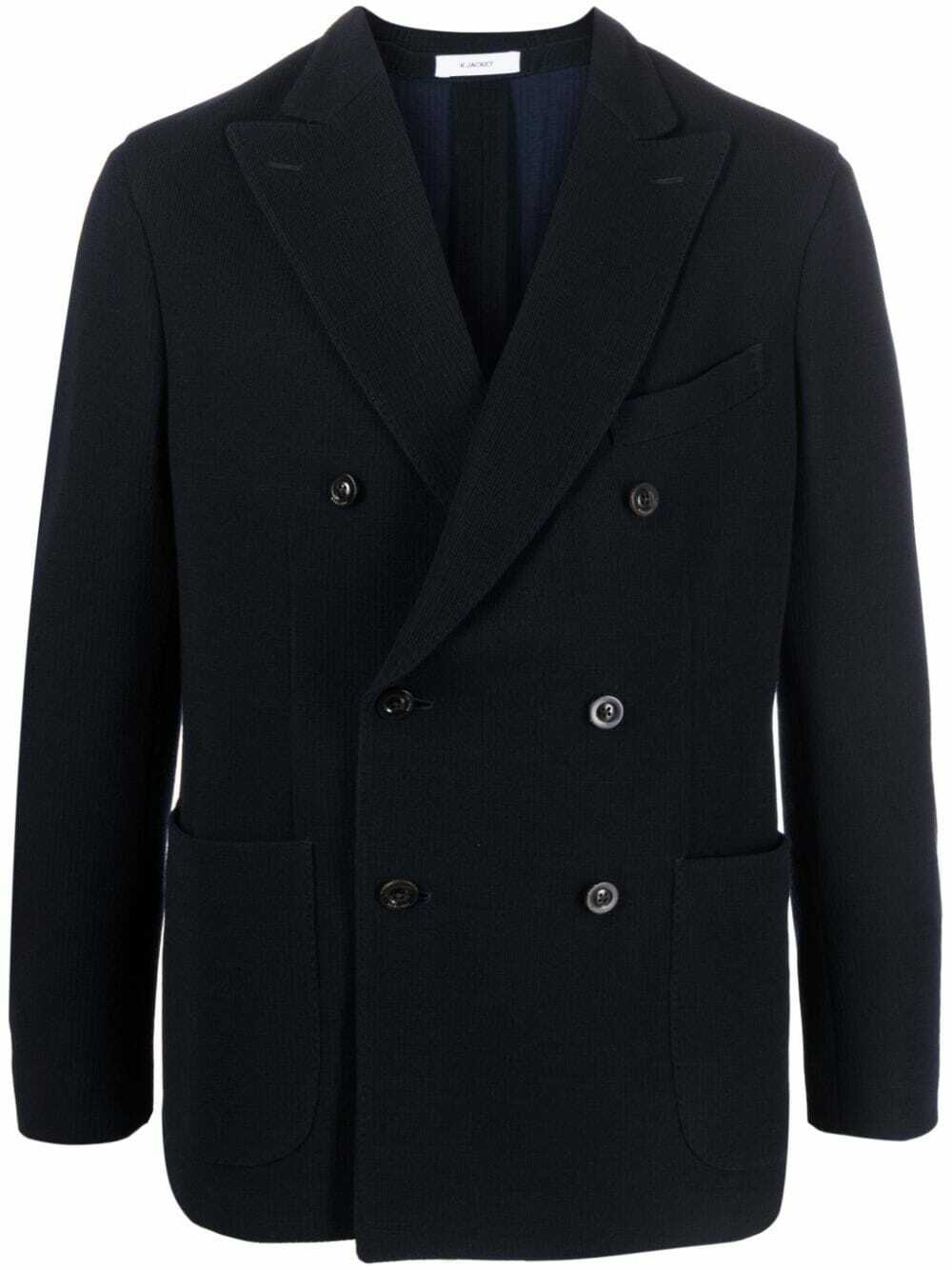 BOGLIOLI - Wool Blend Double-breasted Jacket Boglioli