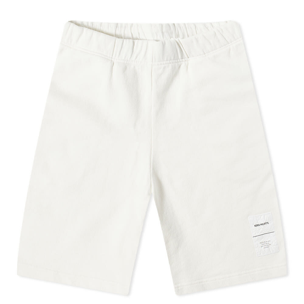 Norse Projects Men's Vanya Tab Series Sweat Short in Ecru Norse Projects