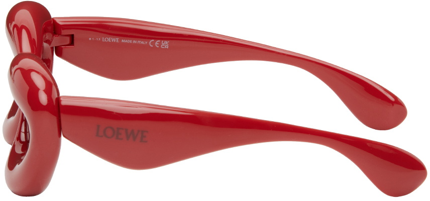 Loewe Red Inflated Cat-Eye Sunglasses Loewe
