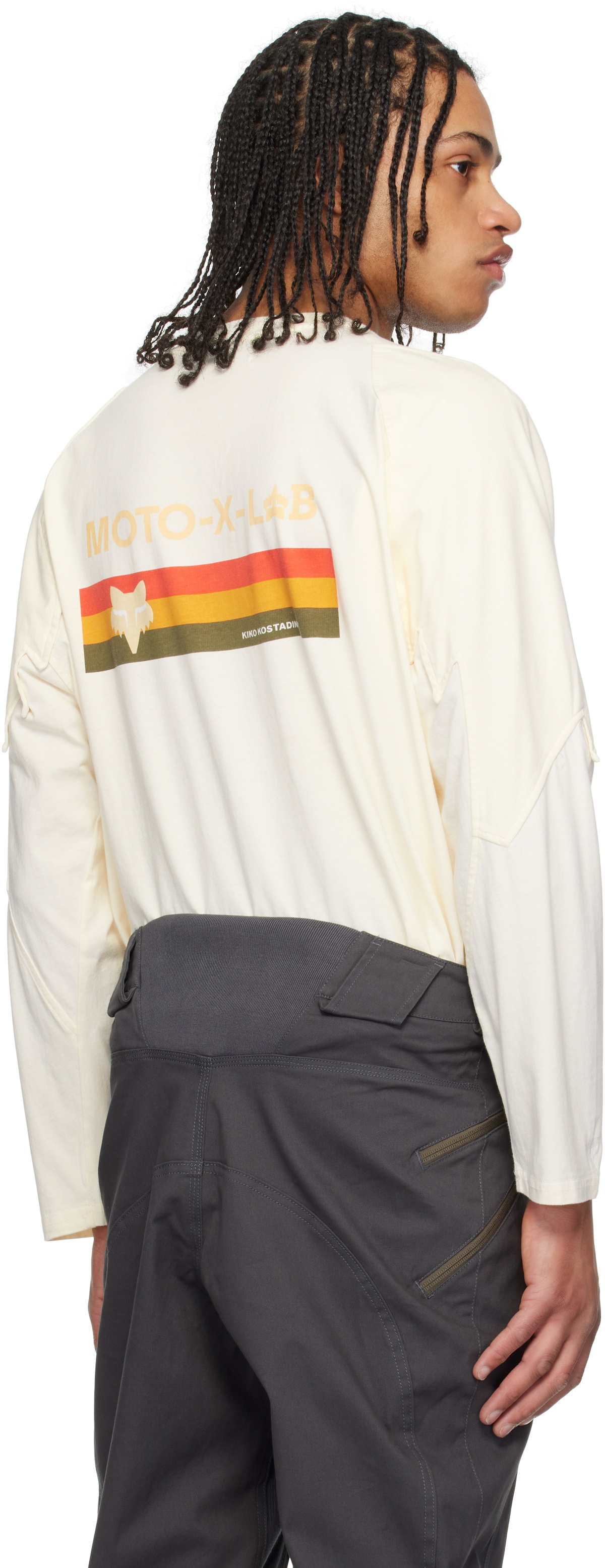 Kiko Kostadinov Off-White Fox Racing Edition Fox Long Sleeve T-shirt ...