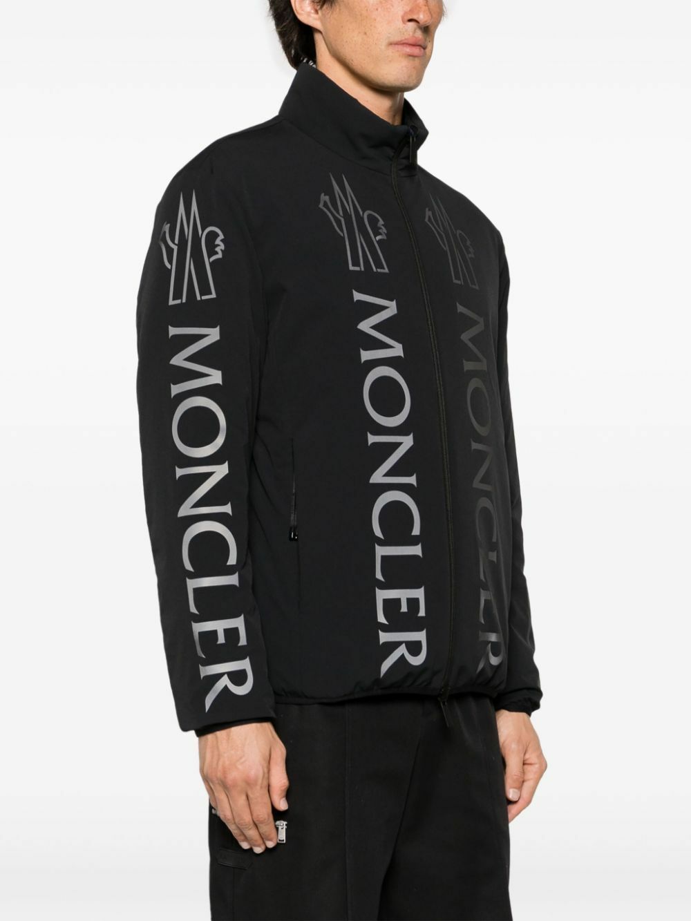 Moncler Black Ponset Down Reversible Jacket Moncler