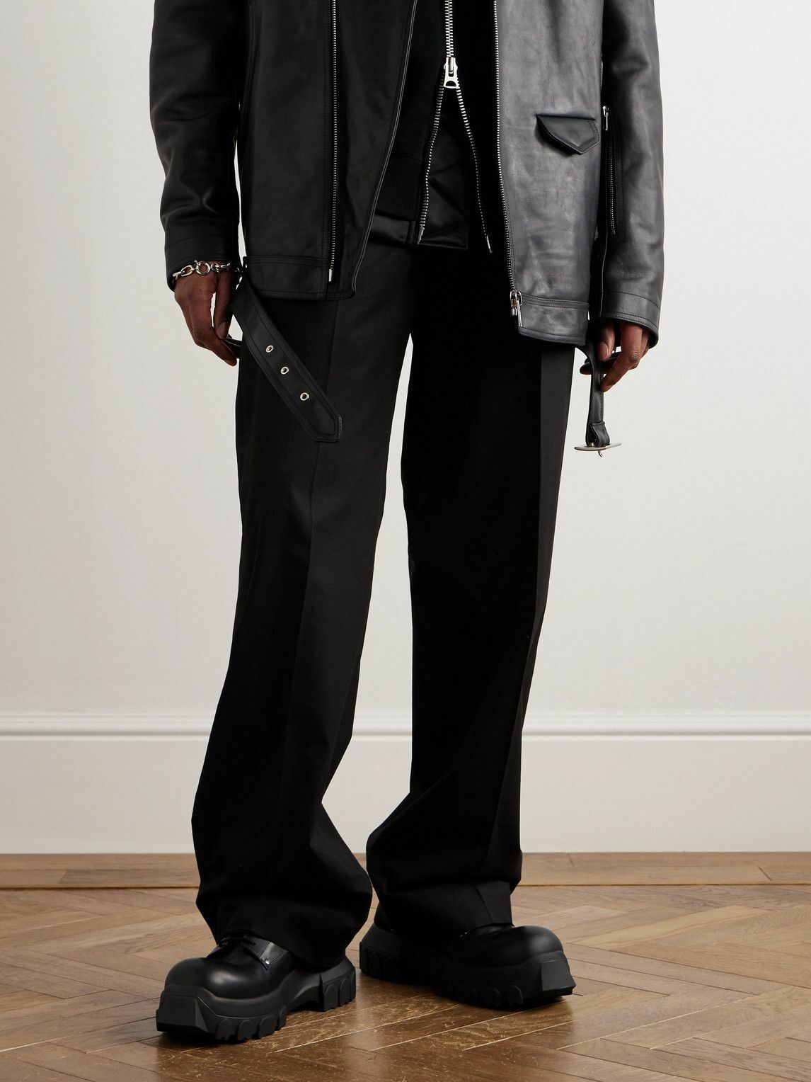Rick Owens - Bozo Tractor Leather Oxford Shoes - Black Rick Rick Owens - Bozo Tractor Leather Oxford Shoes - Black Rick