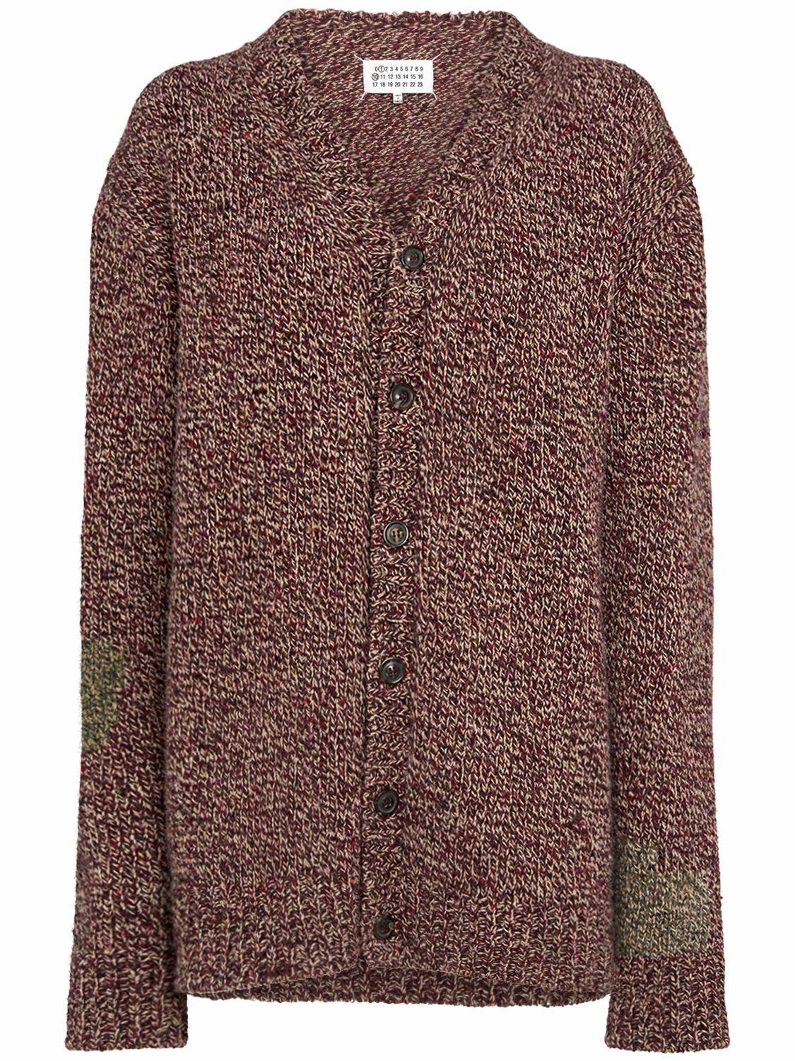 MAISON MARGIELA - Wool Blend Knit Cardigan Maison Margiela