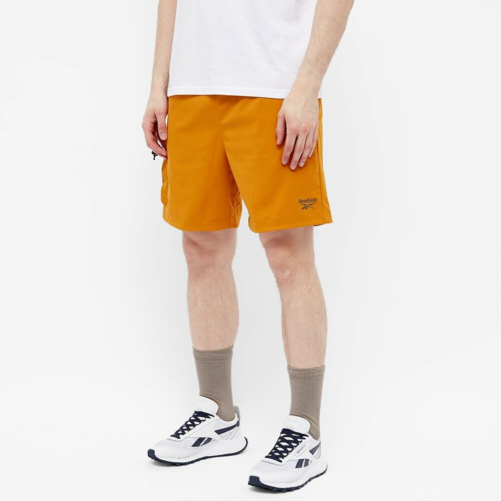 Reebok Men's Classic Camping Short in Radiant Ochre Reebok