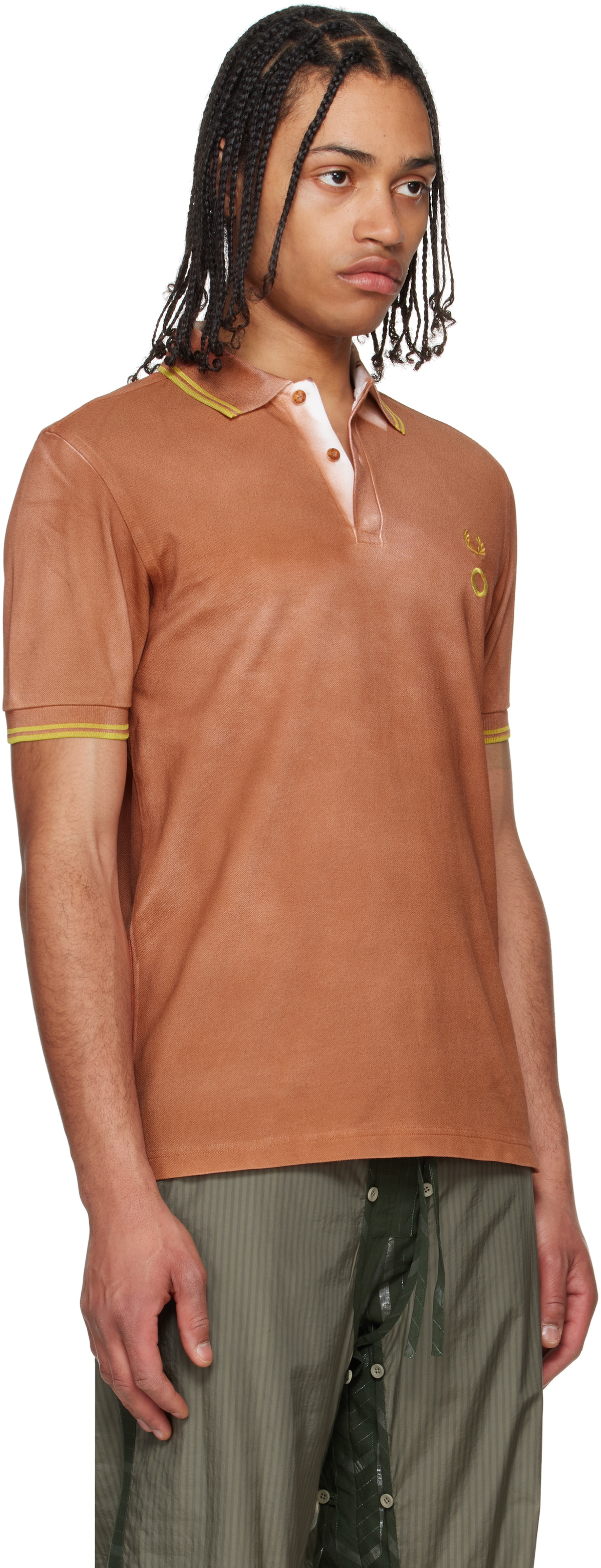 Craig Green Orange Fred Perry Edition Tennis Polo Craig Green