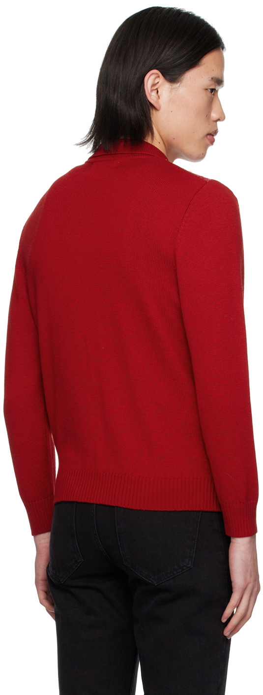 Ernest W. Baker Red Button Up Cardigan Ernest W. Baker