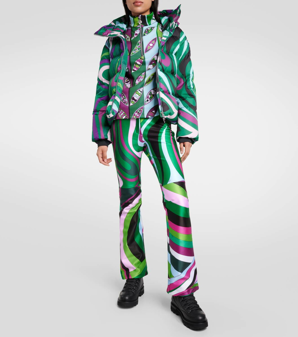 Pucci x Fusalp printed half-zip ski top Emilio Pucci