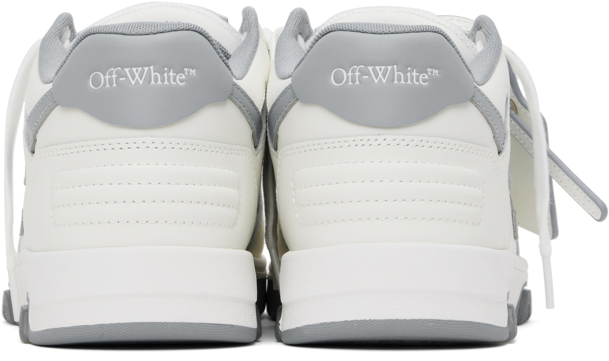 Off-White White & Gray Out Of Office Sneakers Off-White
