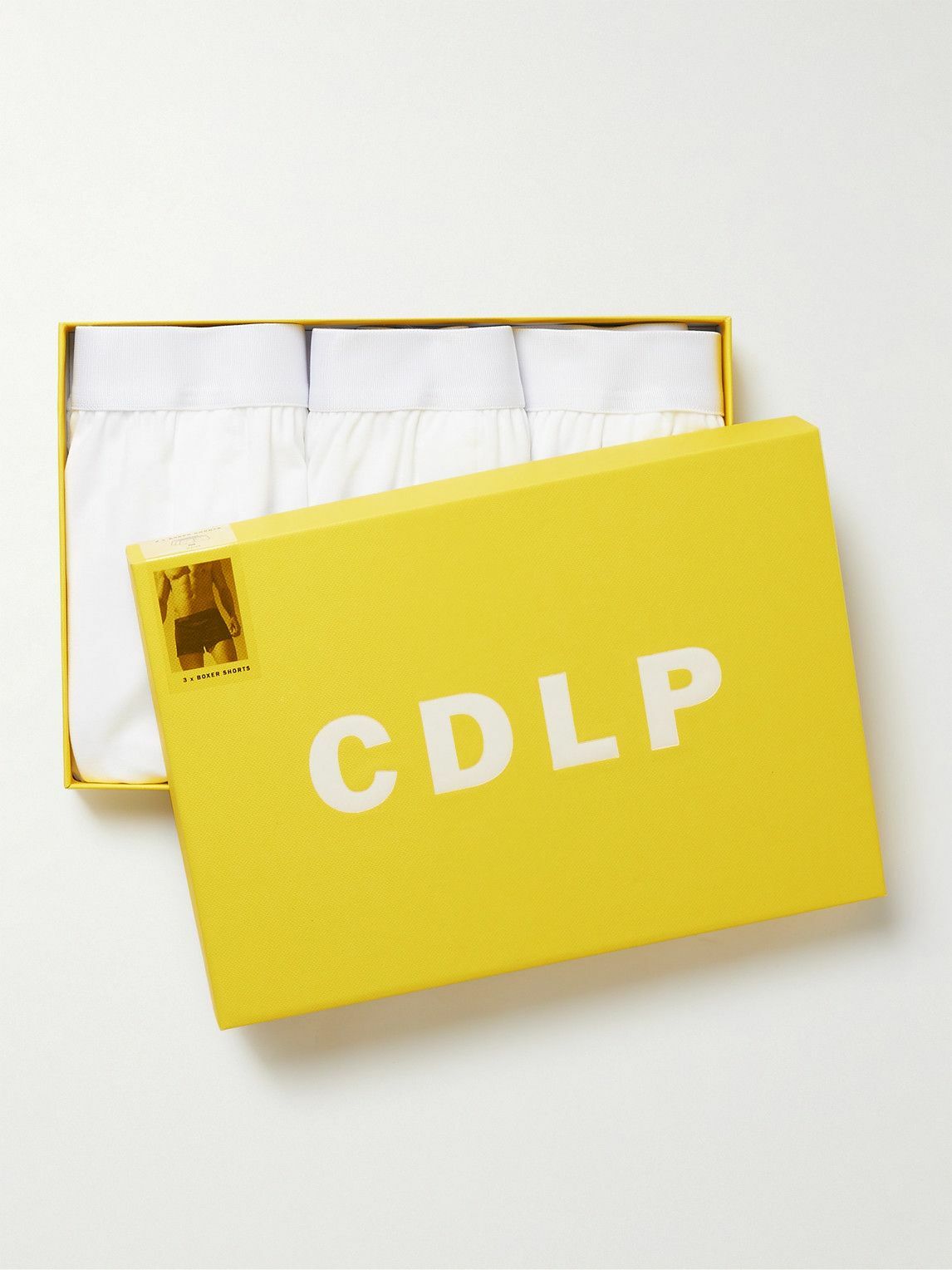 CDLP - Three-Pack Slim-Fit Stretch-Lyocell Boxer Shorts - White CDLP