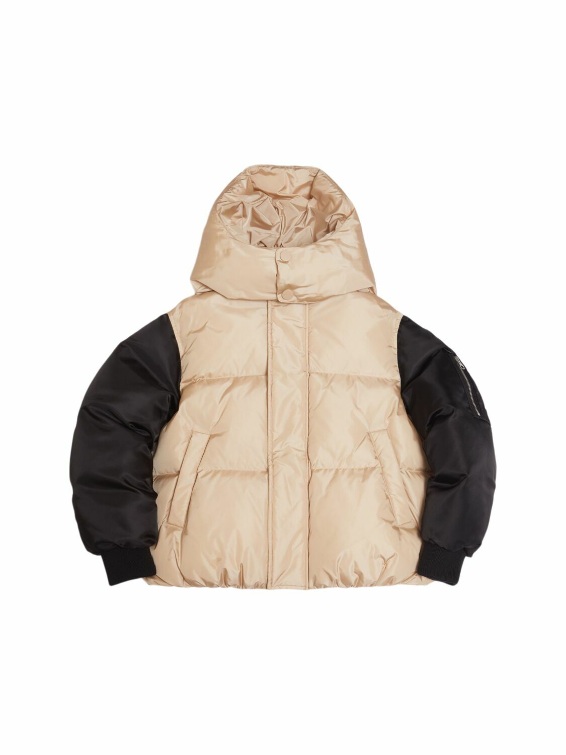 MM6 MAISON MARGIELA Colorblock Nylon Puffer Jacket MM6 Maison Margiela