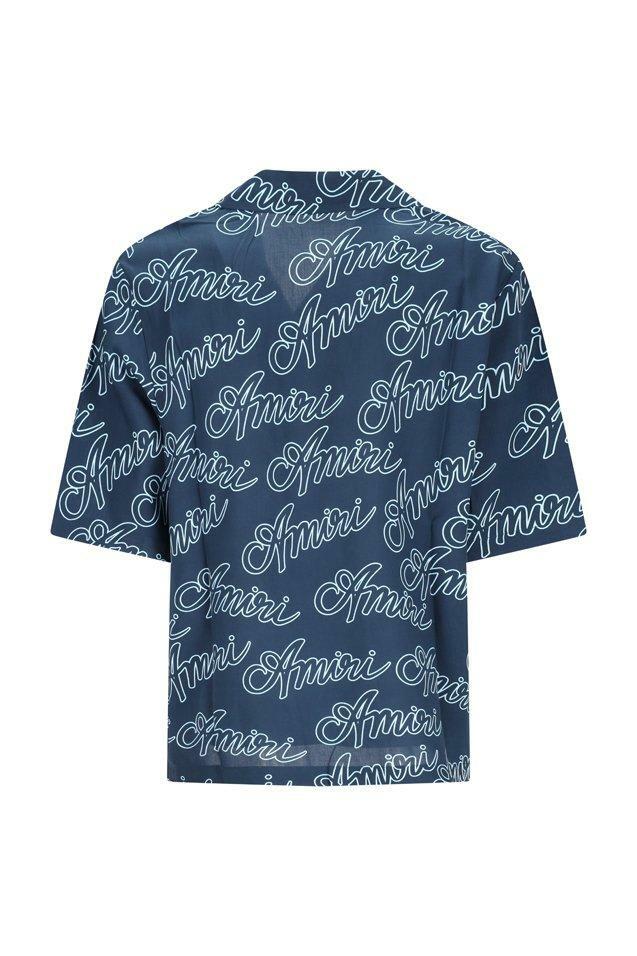 AMIRI Script Allover Logo Printed Shirt Amiri