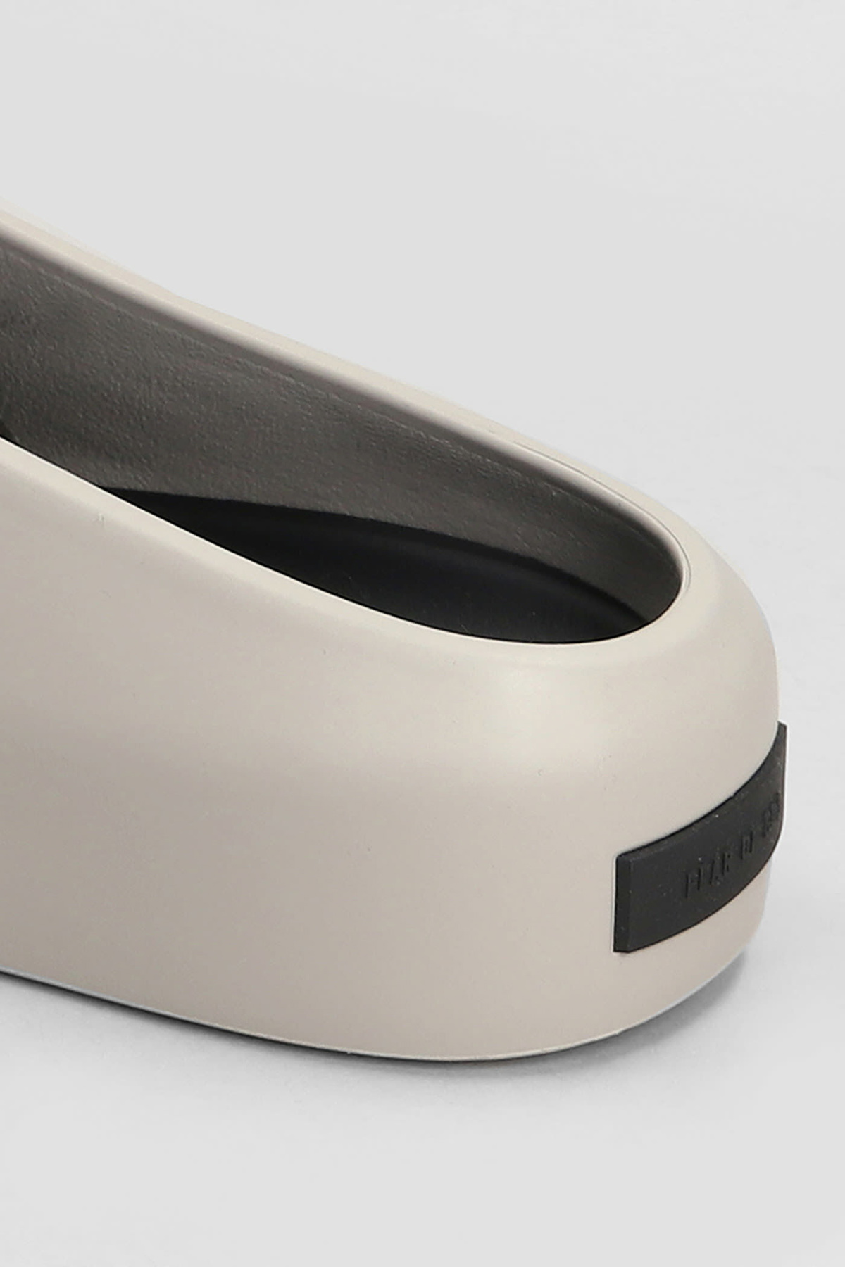 Fear of God California Slipper-mule In Grey Rubber/plasic Fear Of God